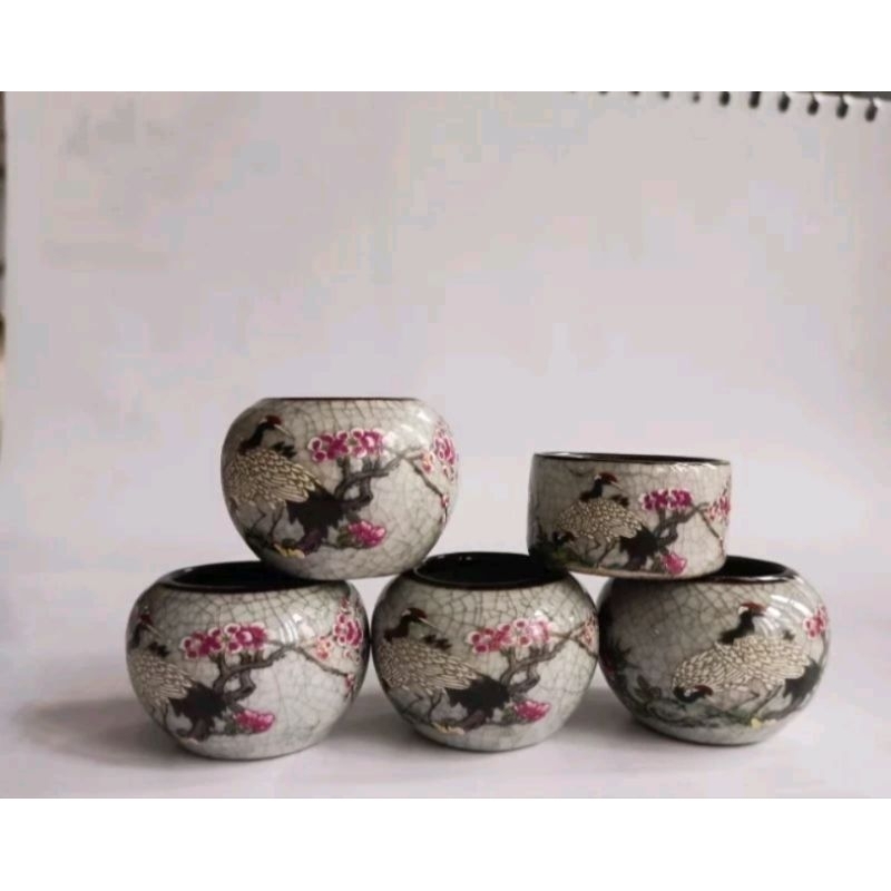 Jual cepuk keramik motif pecah seribu | Shopee Indonesia