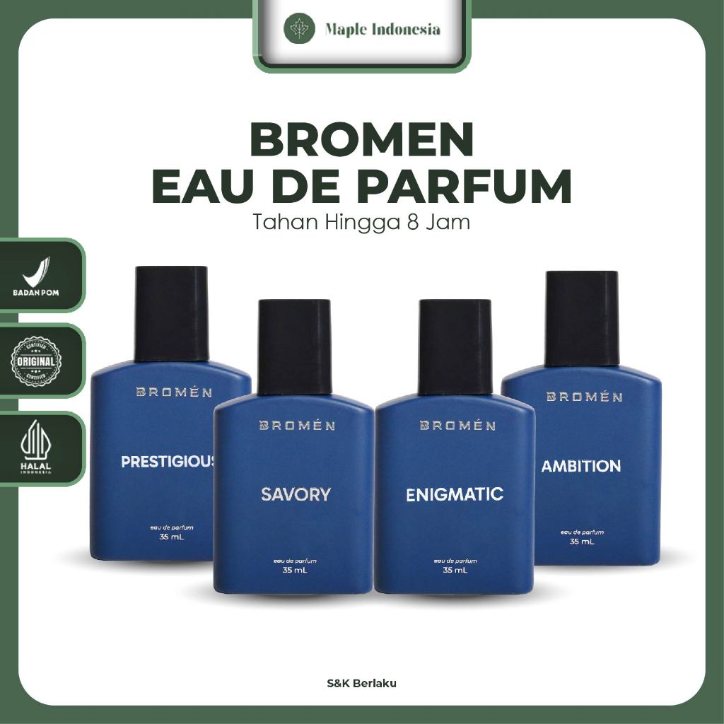 Jual NEW! BROMEN EDP Eau De Parfum 35mL | SAVORY | PRESTIGIOUS ...