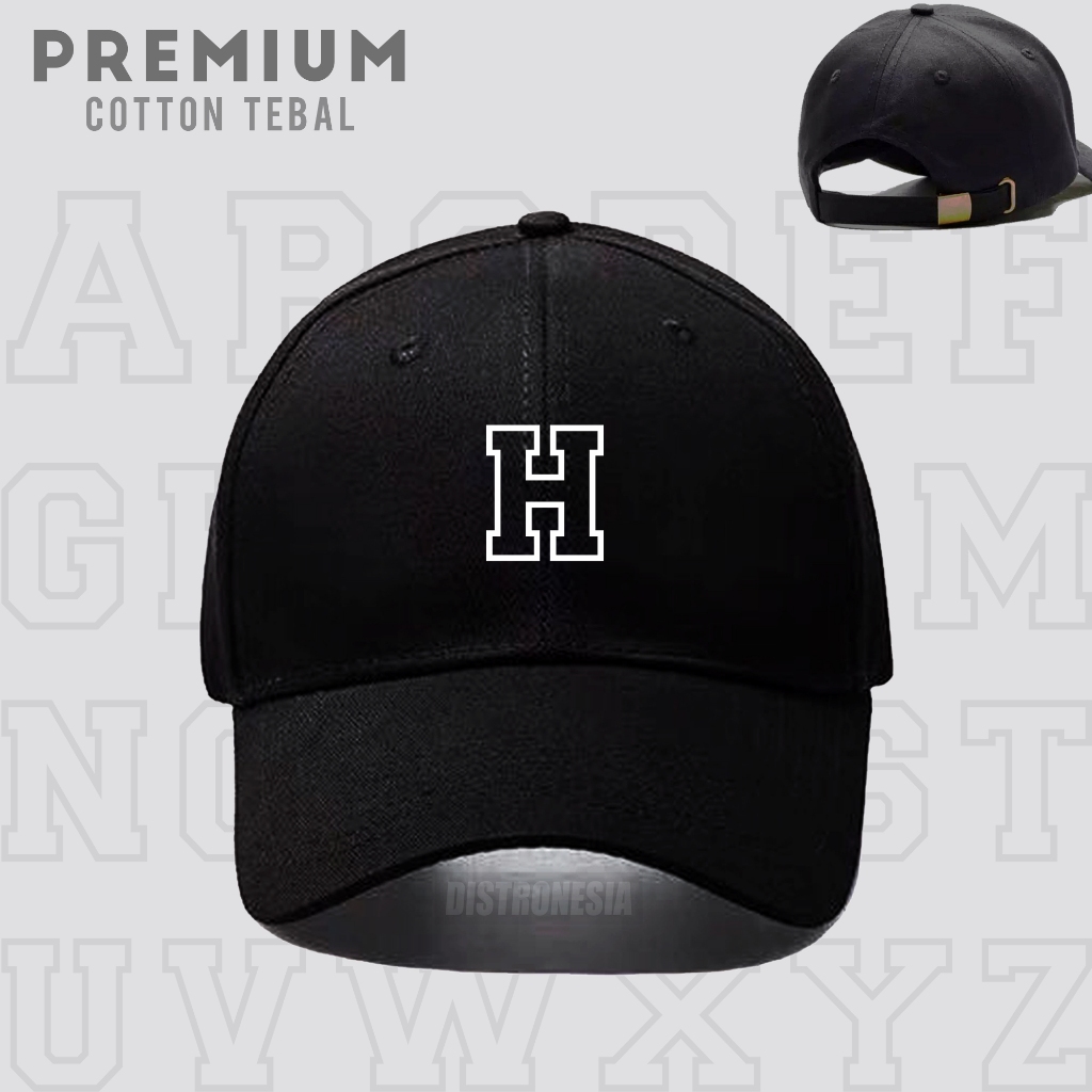 Jual Topi Inisial Nama Huruf Abjad Alfabet Premium Cotton | Shopee ...