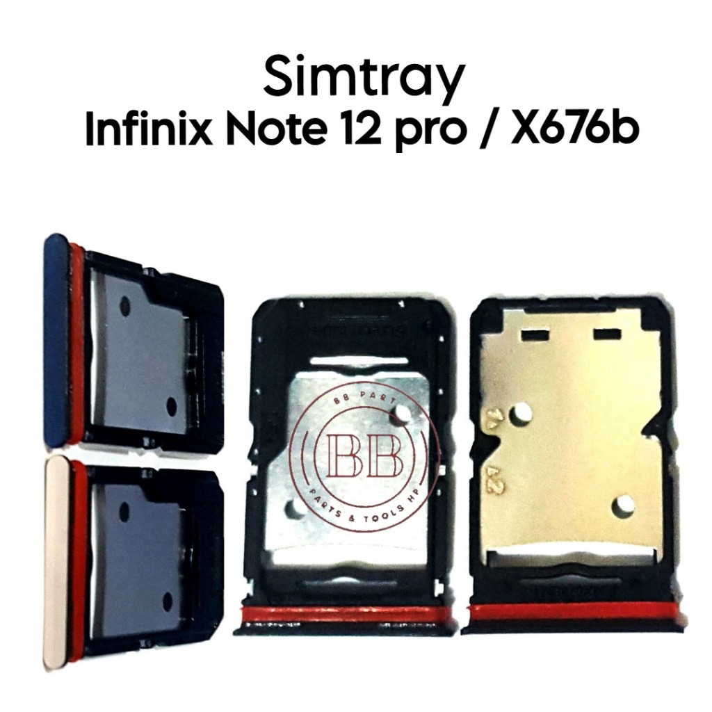 Jual Simtray Infinix Note 12 Pro / X676b - Tempat Simcard Simlock Sim ...