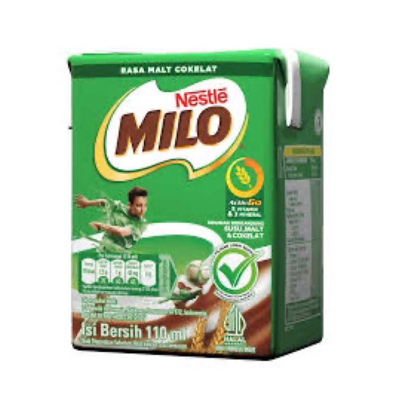 Jual TERMURAH SUSU KOTAK MILO 110 ML 1 PCS | MILO NESTLE RASA COKELAT | MILO UHT SUSU CAIR ...
