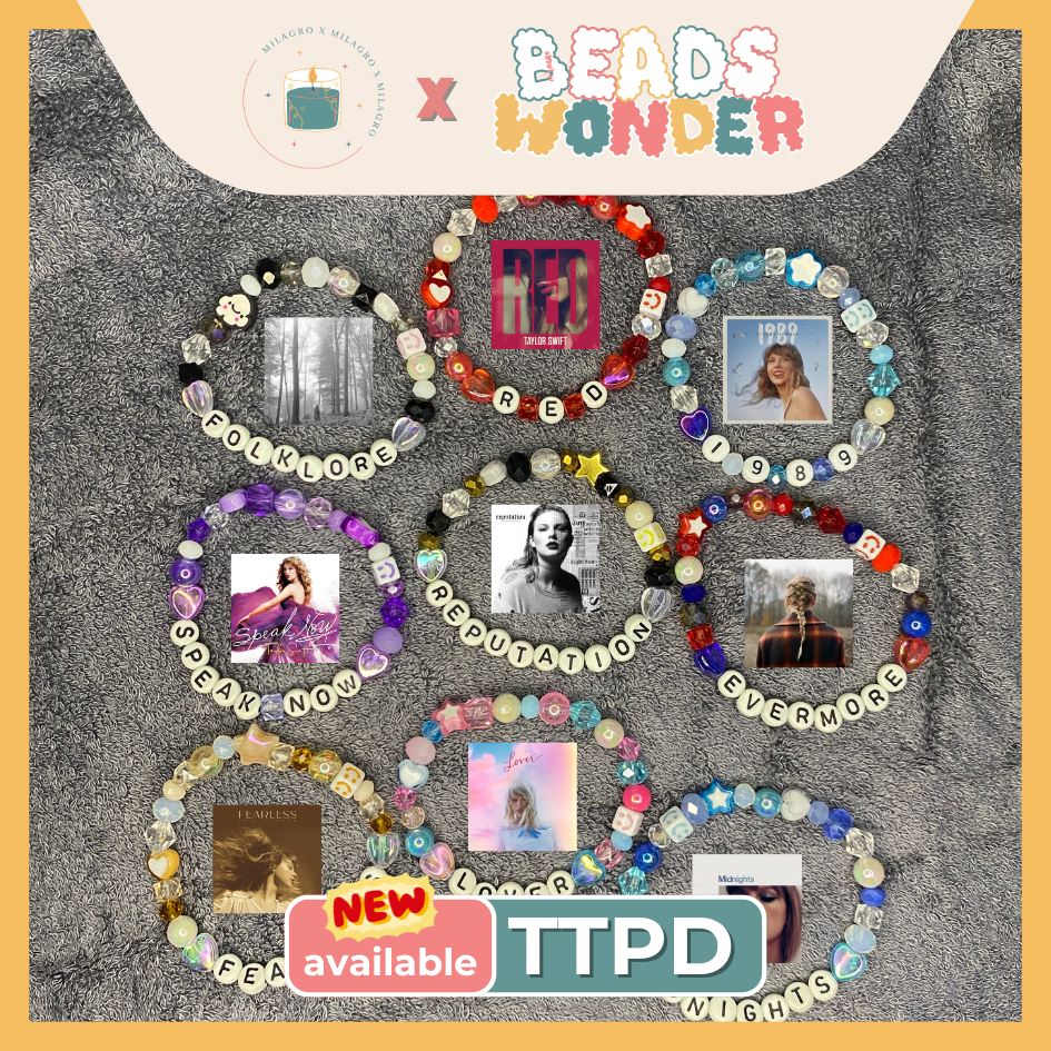 Jual Beads Wonder Taylor Swift Album Bracelet | Gelang Elastis ...