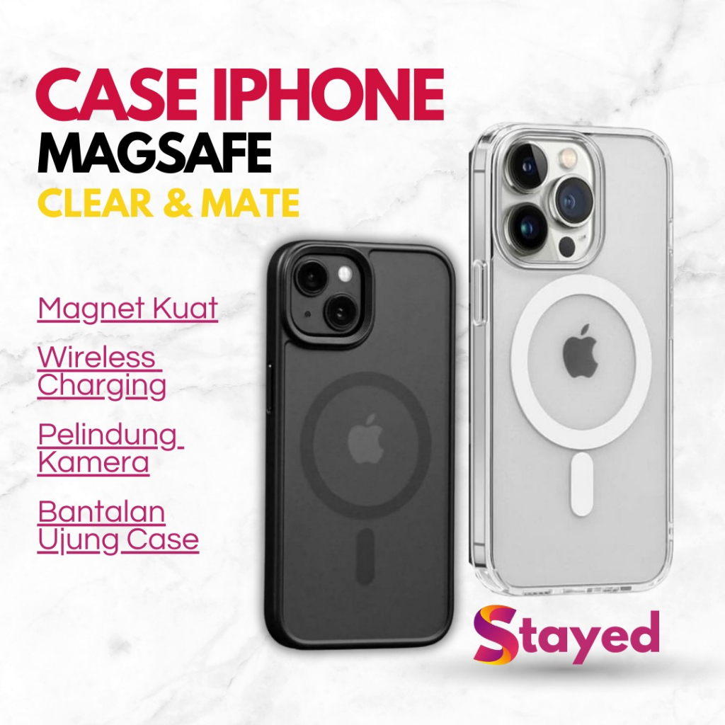 Jual Case Iphone Magsafe Magnet Magnetic Casing iPhone 7 8 X Xr Xs Xs ...