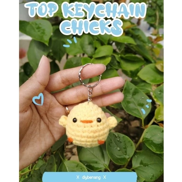 Jual Ayam 5cm Keychain | souvenir pernikahan| Amigurumi | Shopee Indonesia