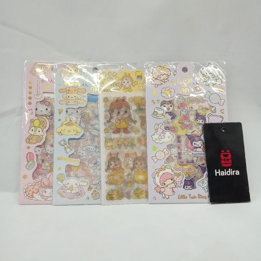 Jual Sticker Panjang Cute Korean Girl ( 1 Pack isi 4 Lembar ) / Sticker ...