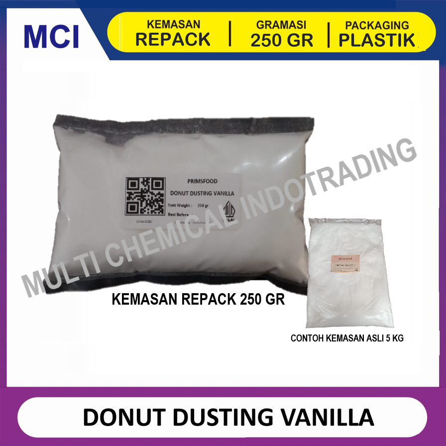 Jual PRIMSFOOD DONUT DUSTING GULA DONAT DINGIN VANILLA MINT VANILA ...