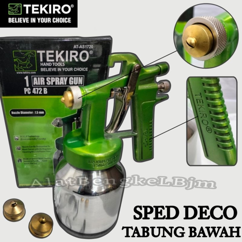 Jual SPET DECO "TEKIRO" 472B TB ||AIR SPRAY GUN 472 B "TEKIRO" TABUNG ...