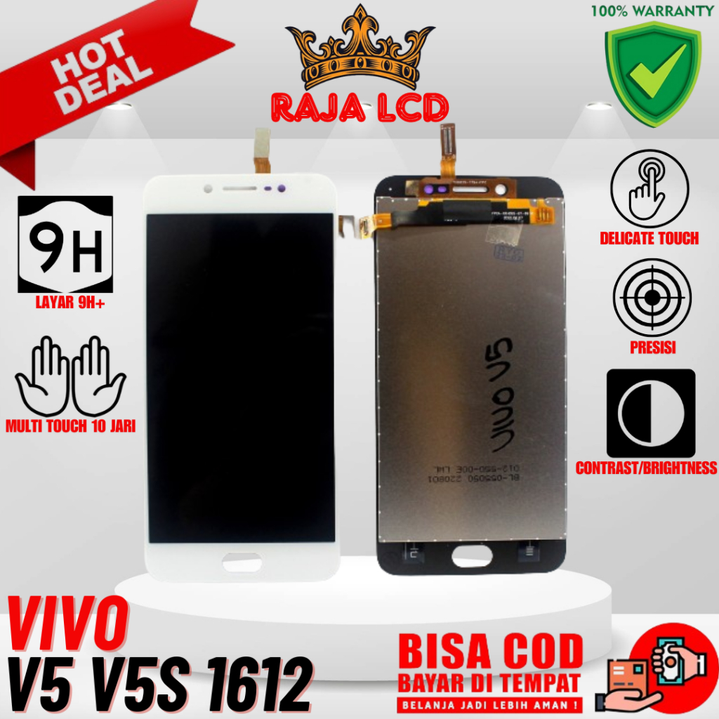 Jual [ORIGINAL] LCD VIVO V5 V5S 1612 Y67 FULLSET TOUCHSCREEN GARANSI ...