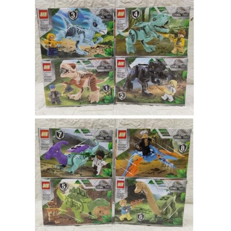 Jual LEGO MY WORLD MINE CRAFT LEGO ORANG FIGURE - LEGO DINOSAURUS ADA ...