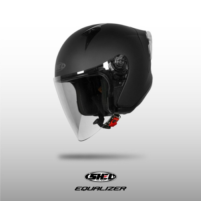 Jual Helm SHEL Equalizer Solid Half Face Helmet SHEL EQUALIZER SOLID ...