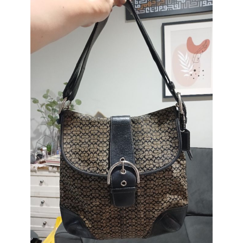 Jual tas coach micro signature vintage (nego cantik) | Shopee Indonesia
