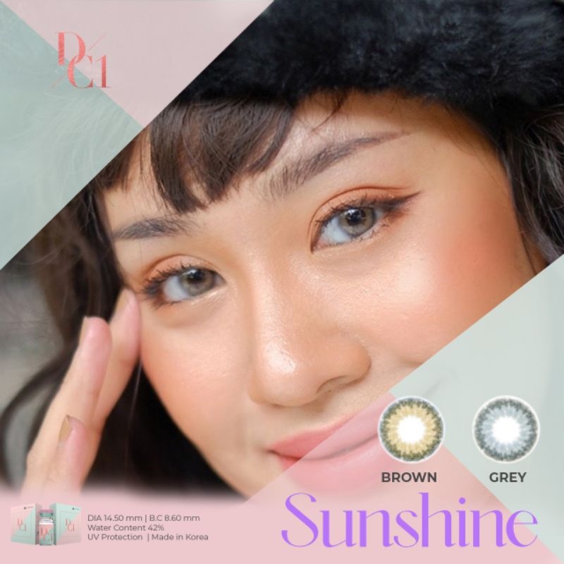 Jual SOFTLENS SUNSHINE by DREAMCOLOR DC1 BROWN/GREY ( NORMAL & MINUS ...
