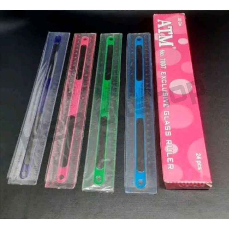 Jual Penggaris ATM 30 cm / Alat Ukur | Shopee Indonesia