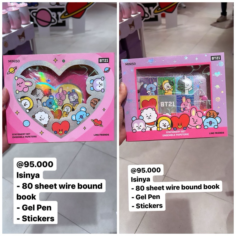 Jual BT21 with Miniso NoteBook | BTS x Miniso Notebook KOYA , RJ ...