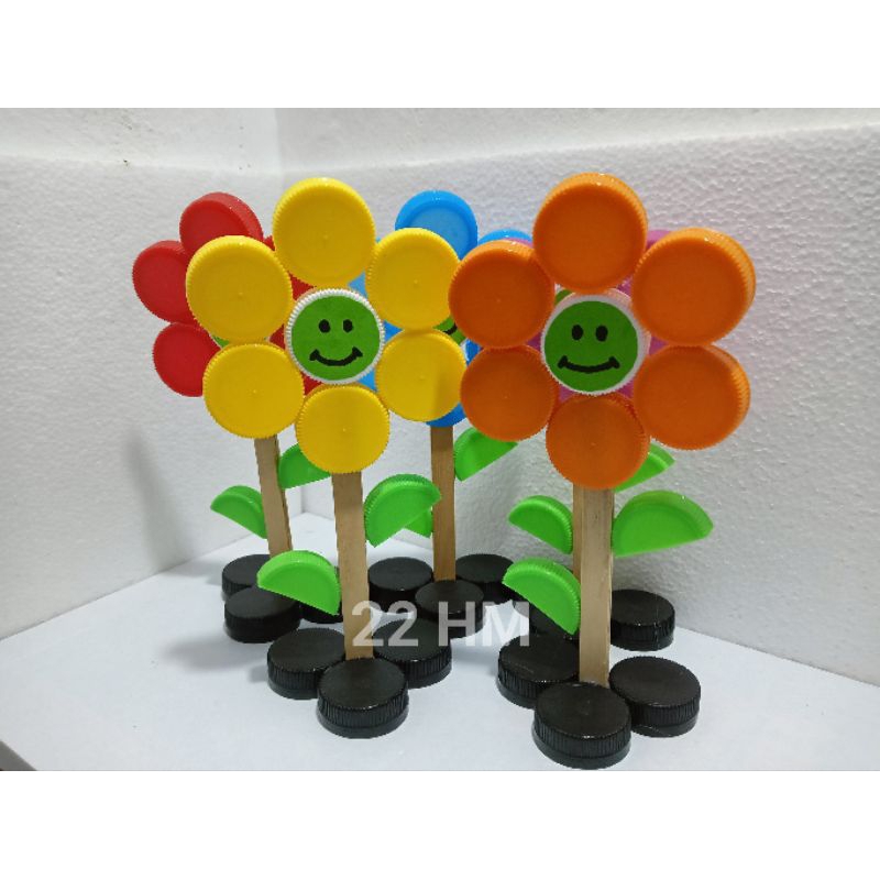 Jual Prakarya Bunga Dari tutup Botol Kerajinan Tutup Botol | Shopee ...