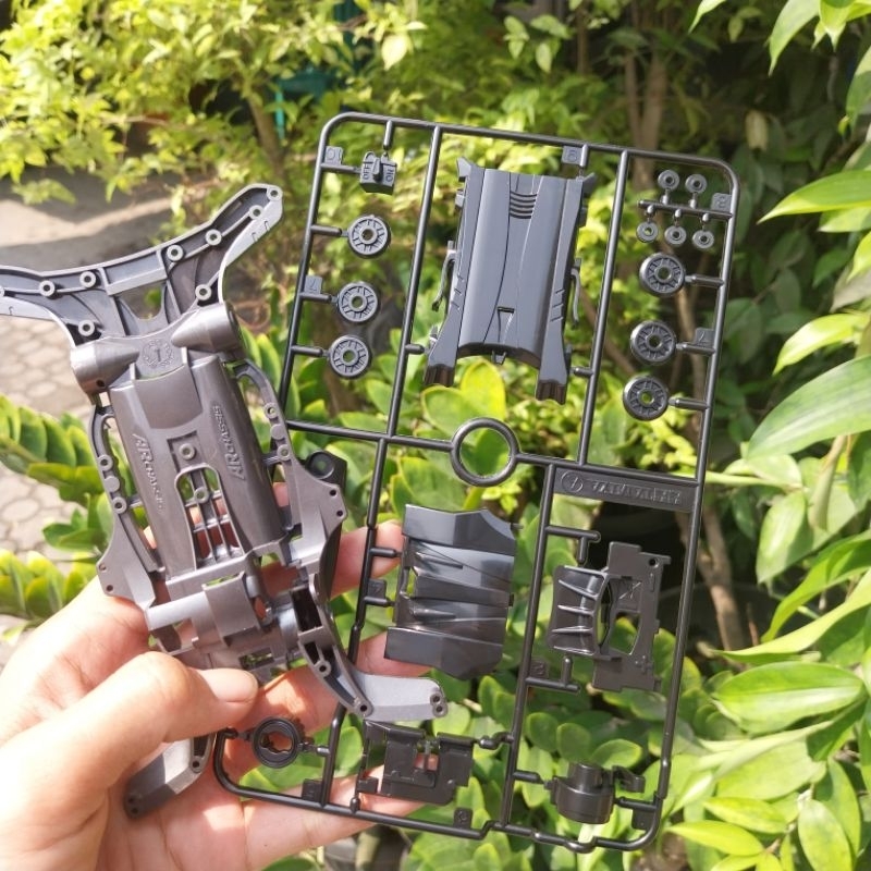 Jual CHASSIS TAMIYA AR HITAM / ABU + GEARBOX HITAM SET ( LOOSKIT ...