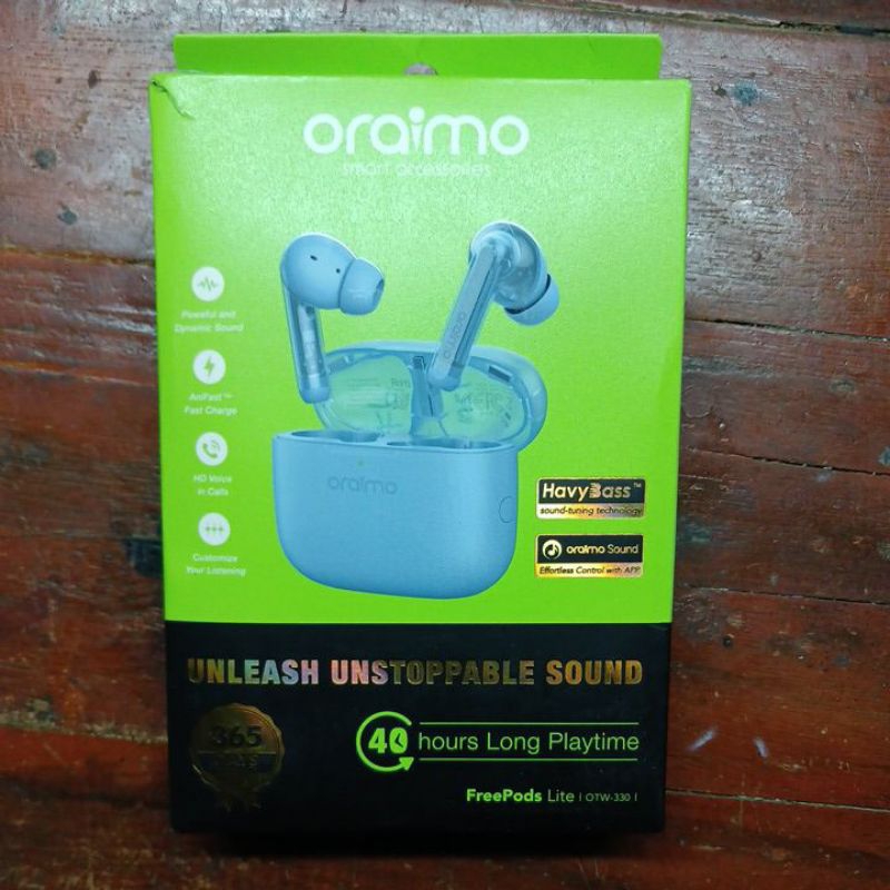 Jual Oraimo FreePods lite original(biru) | Shopee Indonesia