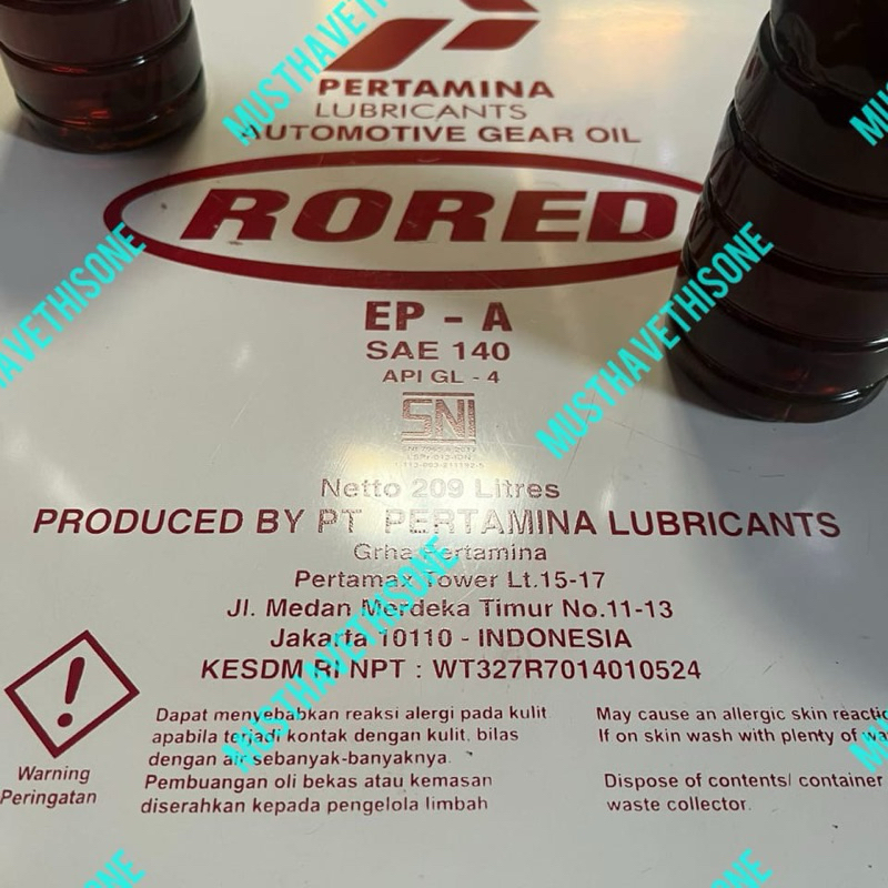 Jual Oli rored EPA sae 140 oli gardan oli gear diferensial differensial ...
