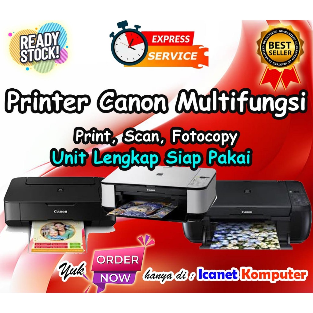 Jual Printer Canon MP287 /258 / 237 - Multifungsi (bisa Print, Scan dan ...