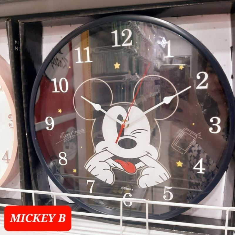 Jual jam dinding kamar anak minnie mouse jam dinding kamar mickey jam ...