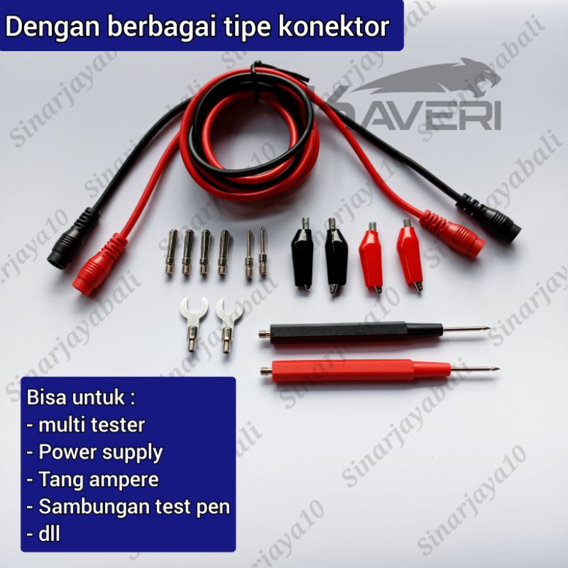 Jual kabel multi tester avo meter sambungan multitester avometer ...