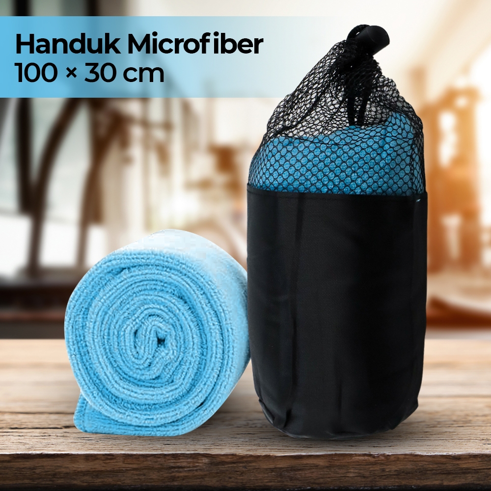 Jual Handuk Travel Traveling Jalan Jalan Microfiber Quick Dry 100x30 ...