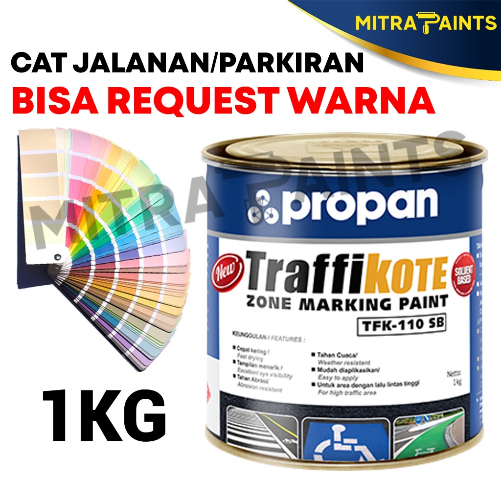 Jual PROPAN TRAFFIKOTE TFK-110 SB CAT MARKA JALAN 1 KG / CAT LANTAI ...