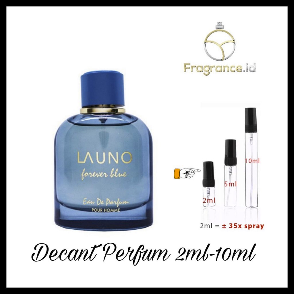 Jual Decant Fragrance World La Uno Forever Blue for Men EDP | Shopee ...