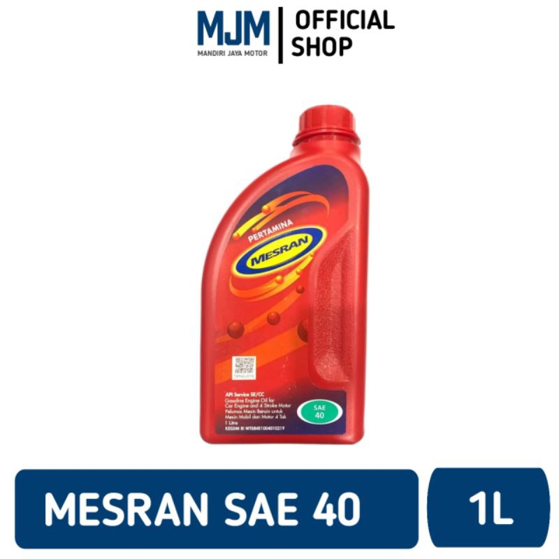 Jual OLI PERTAMINA MESRAN SAE 40 1L ORIGINAL RESMI | Shopee Indonesia