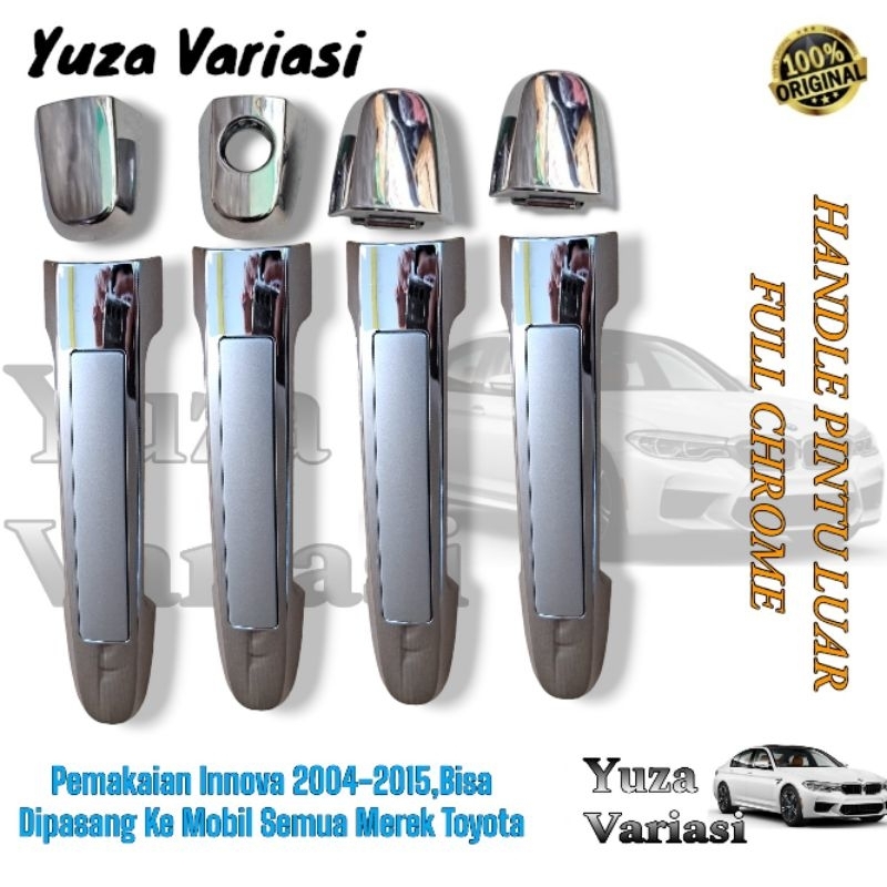 Jual Handle pintu innova full chrome handle pintu innova lama 2005-2016 ...