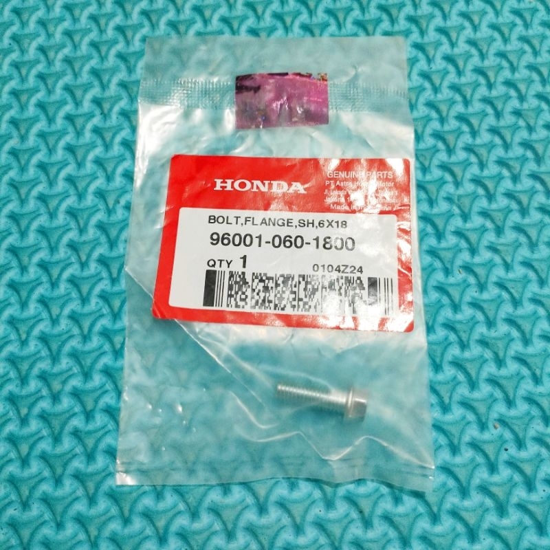 Jual AHM 96001-060-1800 Bolt Flange Baut SH 6 X 18 kunci 8 | Shopee ...