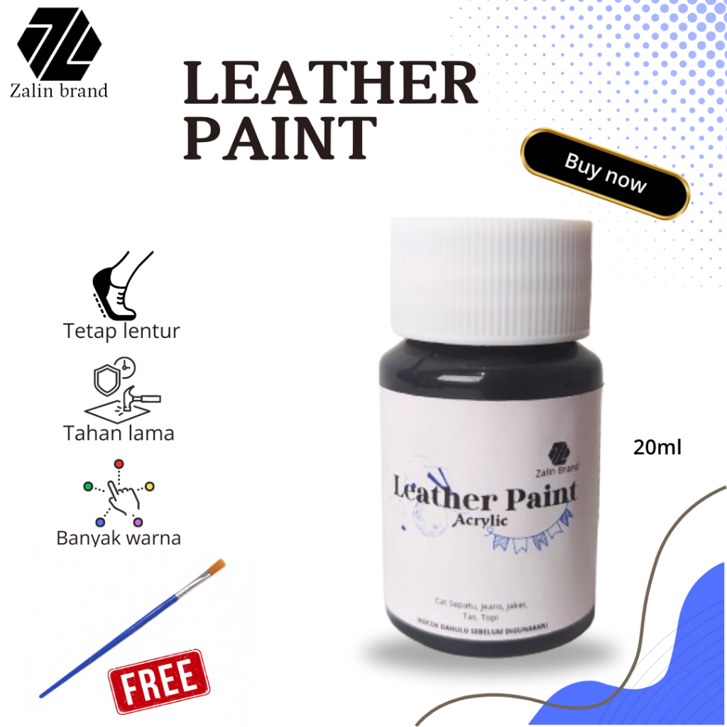 Jual Cat Sepatu Leather Paint Cat Sol Midsole Sepatu Acrylic Lukis ...