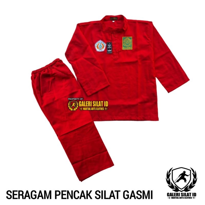 Jual Sakral Gasmi Siswa - Seragam Pencak Silat Gasmi Pagar Nusa Merah ...
