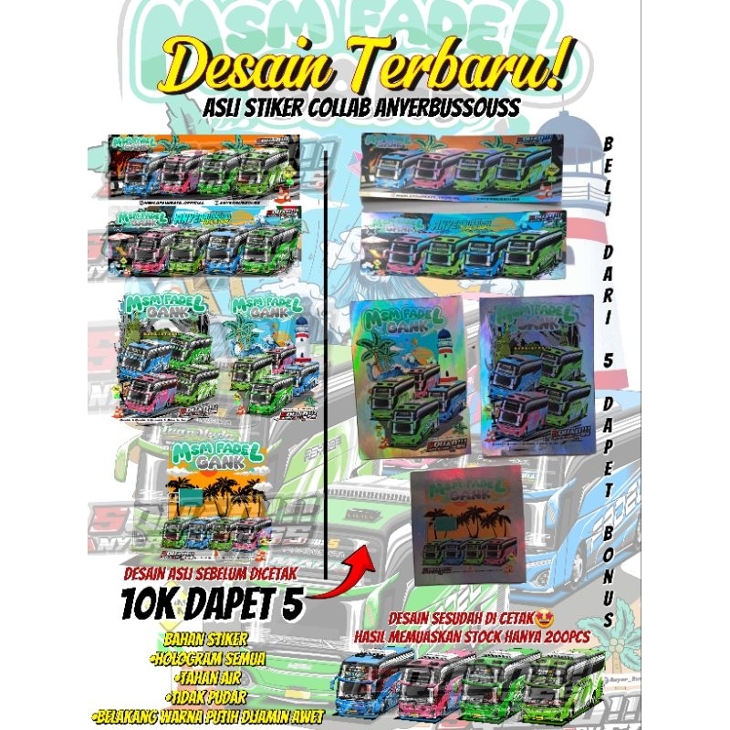 Jual STIKER COLLAB MSM ASYROF FADEL VERSI ANYERBUSSOUSS (V5 TERBARU ...