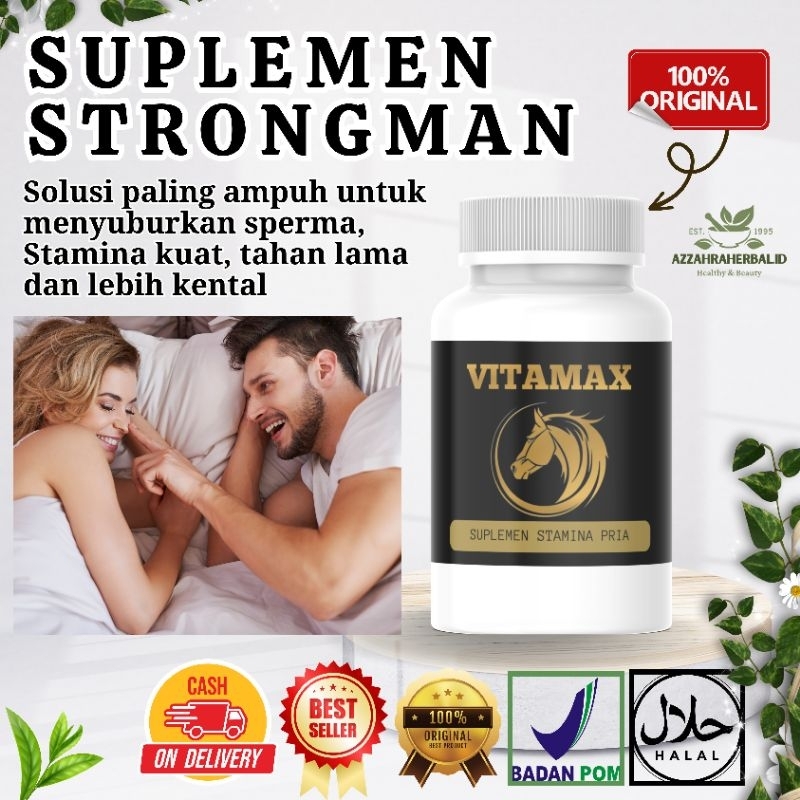 Jual [AMPUH] VITAMAX OBAT KUAT PRIA - ORIGINAL ISI 30 Kapsul - Herbal ...