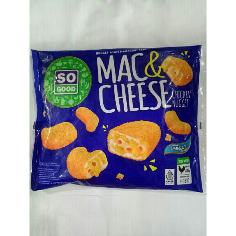 Jual so good mac&cheese/nugget ayam makaroni keju 400gr | Shopee Indonesia