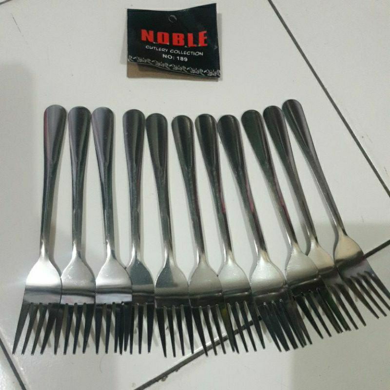 Jual ISI 12 PCS GARPU MAKAN / GARPU STAINLESS / GARPU MODEL POLOS TEBAL ...