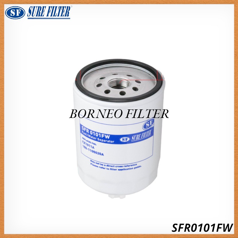 Jual SFR0101FW Sure Fuel Filter Water Separator P502484 FS19686 SFC ...