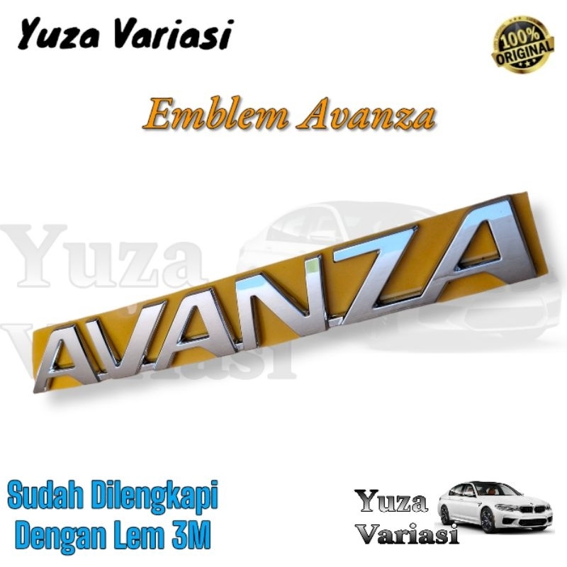 Jual EMBLEM TULISAN AVANZA 2021-2023 ORIGINAL // EMBLEM LOGO TULISAN ...