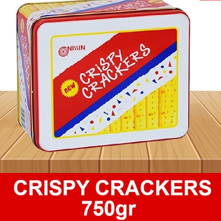Jual NISSIN CRISPY CRACKERS KEMASAN KALENG 750gr | Shopee Indonesia