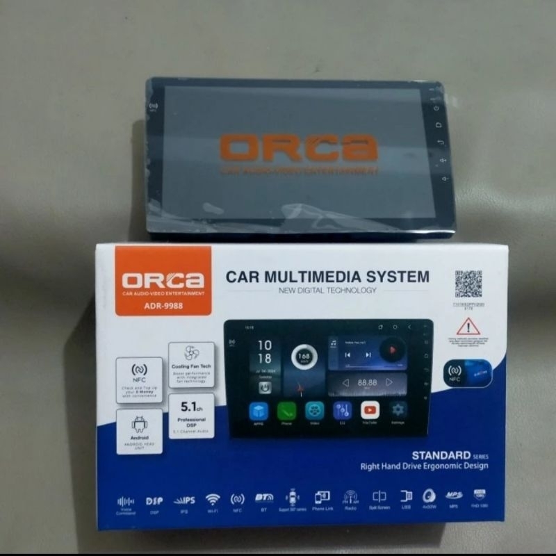 Jual Head Unit Android 9 inch ORCA ADR-9988 STANDARD SERIES Ram 4GB ...