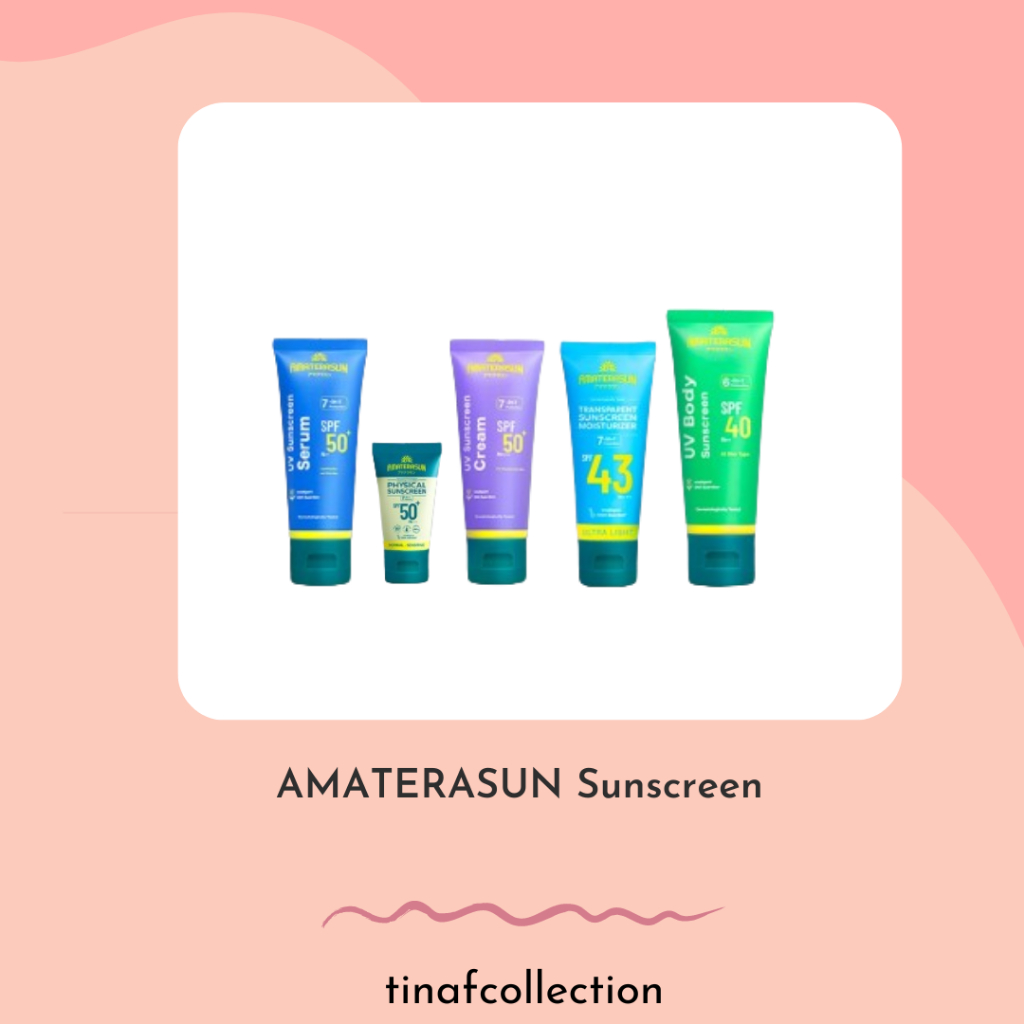 Jual AMATERASUN UV Sunscreen Serum SPF 50+ PA++ (50gr) // Sunsreen Cream SPF 50+ PA++++ (50gr ...