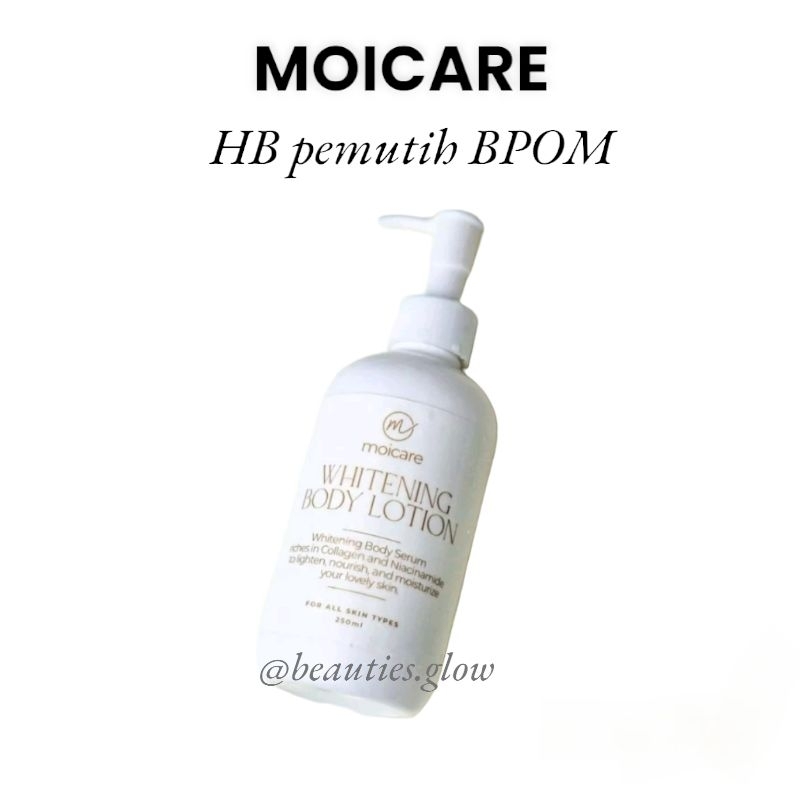 Jual MOICARE WHITENING BODY LOTION 250gr | Lotion pemutih badan | Body ...