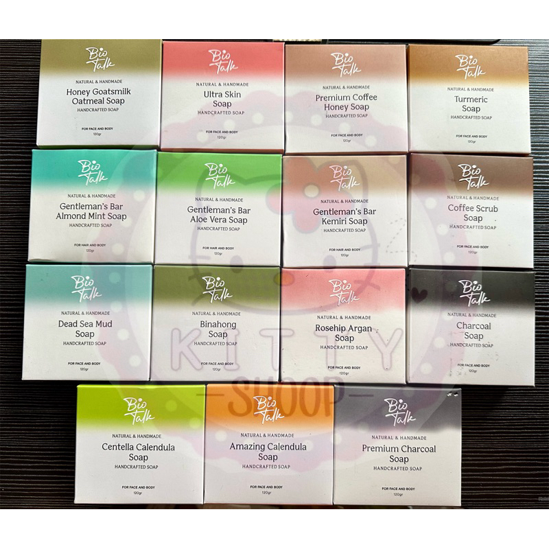 Jual Biotalk Sabun Herbal Handmade Kulit Normal Kering Eksim Jerawat ...