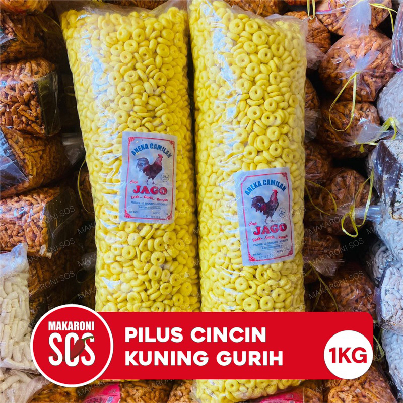 Jual Alen Alen 1KG | Pilus Cincin Kuning Rasa Gurih Alen Alen Snack ...
