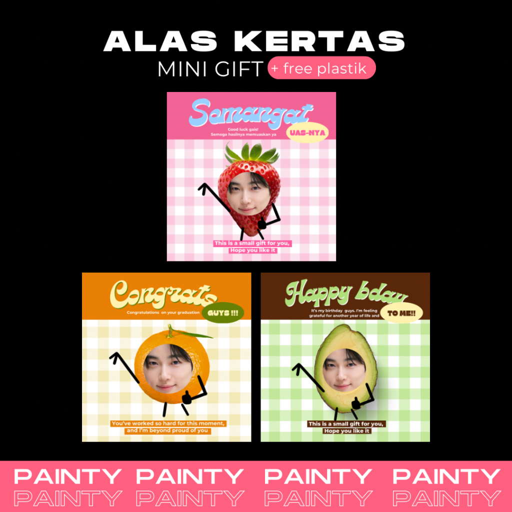 Jual Alas Kertas Mini Gift Custom | Shopee Indonesia