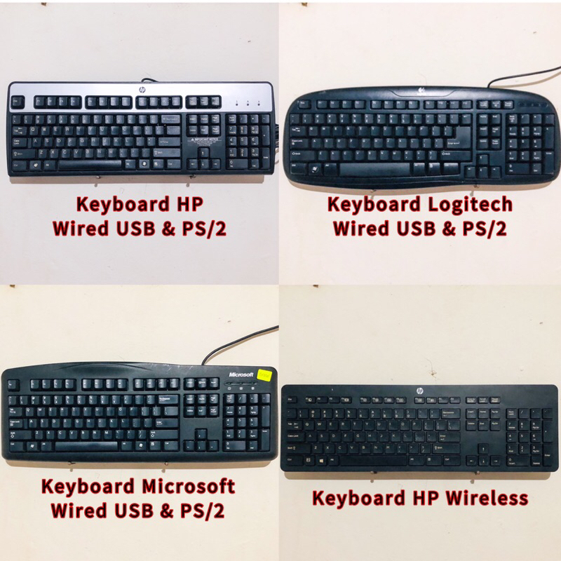 Jual Keyboard USB PS/2 Bekas | Shopee Indonesia