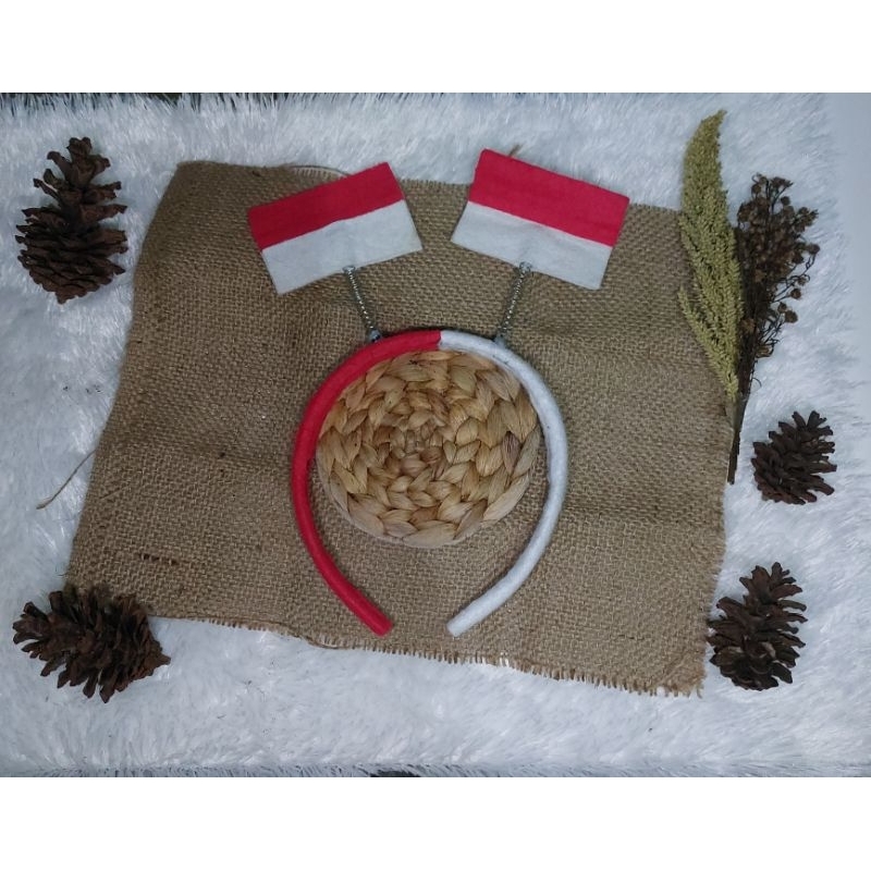 Jual bandana flanel per tuing tuing merah putih, bondu merah putih, bondu kemerdekaan, bondu per ...