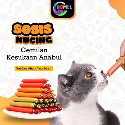 Jual Makanan Kucing Snack Kucing Camilan Sosis Kucing Anjing Murah ...
