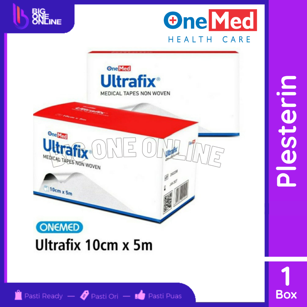 Jual OneMed Ultrafix Plester Luka Non Woven, P3K Plaster Penutup Luka | Shopee Indonesia